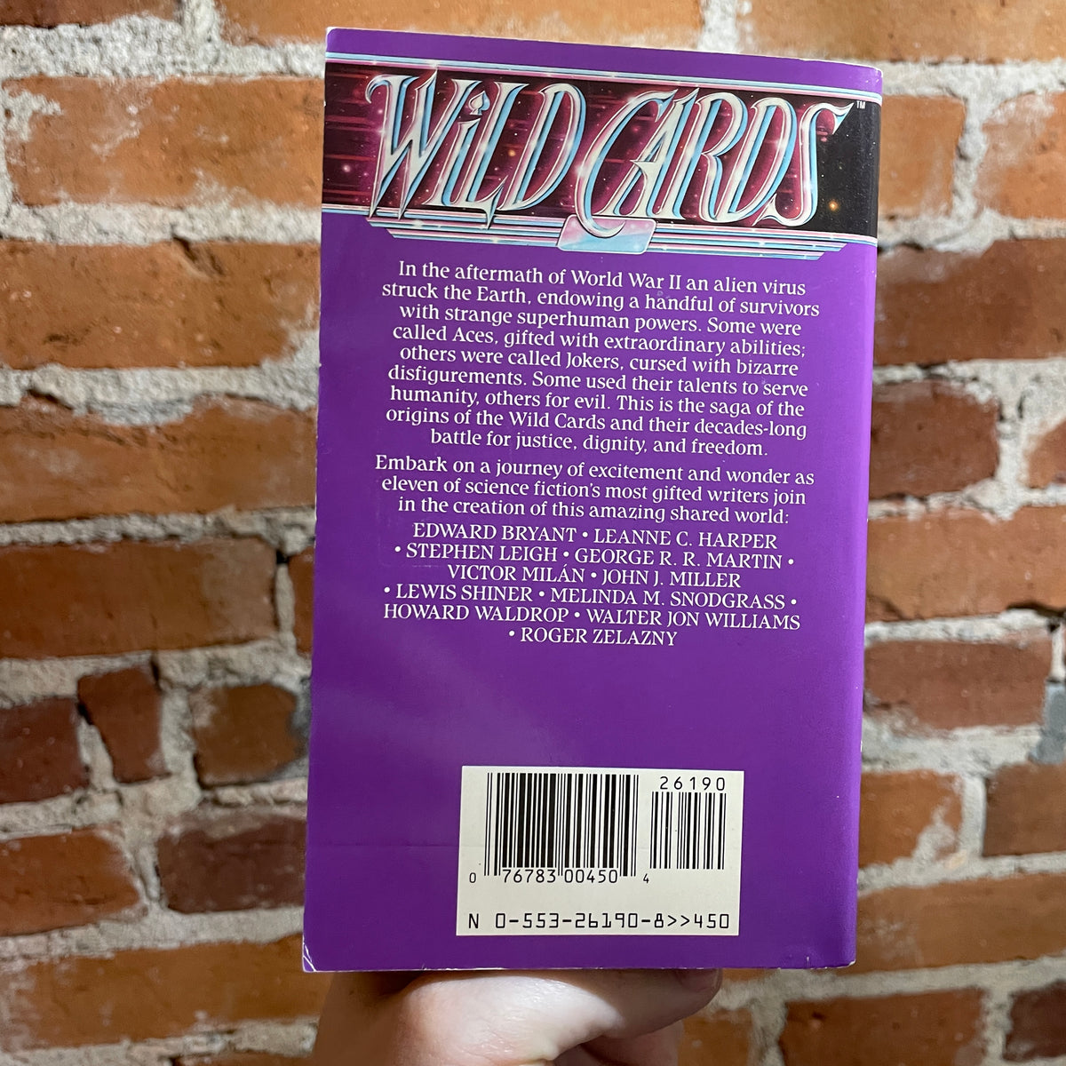 Wild Cards 1 - Edited by George R.R. Martin - 1990 Bantam Books Paperb ...