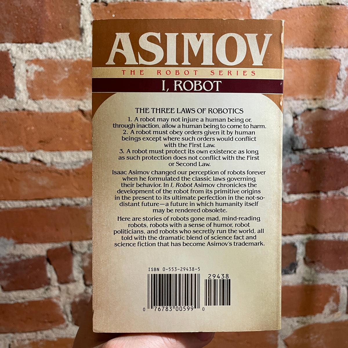 I’Robot - Isaac Asimov - 1991 Bantam Books Paperback - Stephen Youll C ...