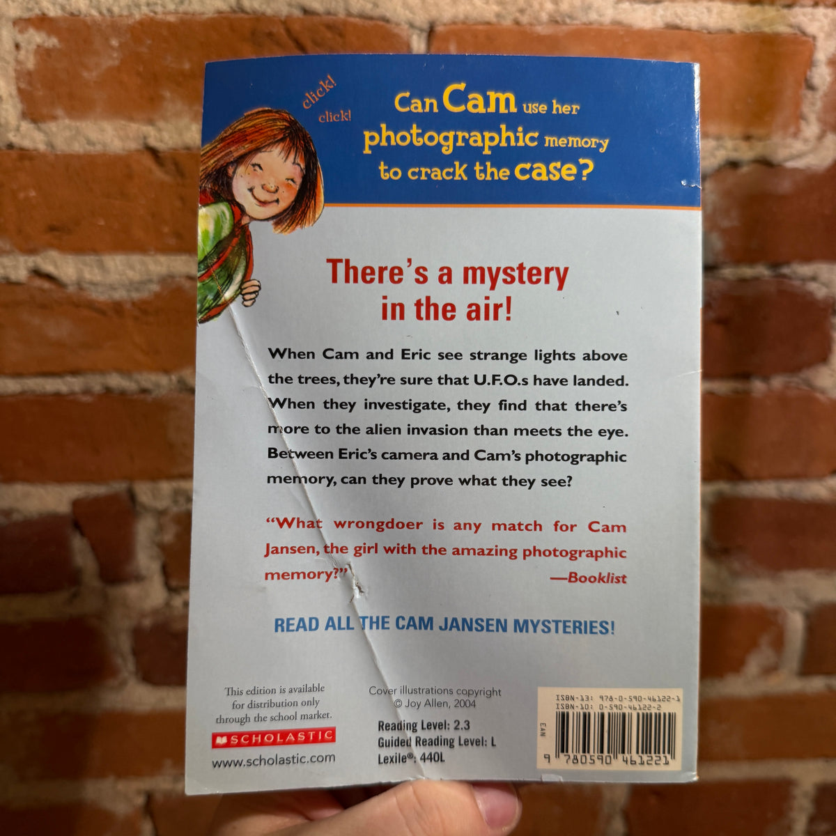 Cam Jansen: The Mystery of the UFO - David A. Adler - 2004 Scholastic ...