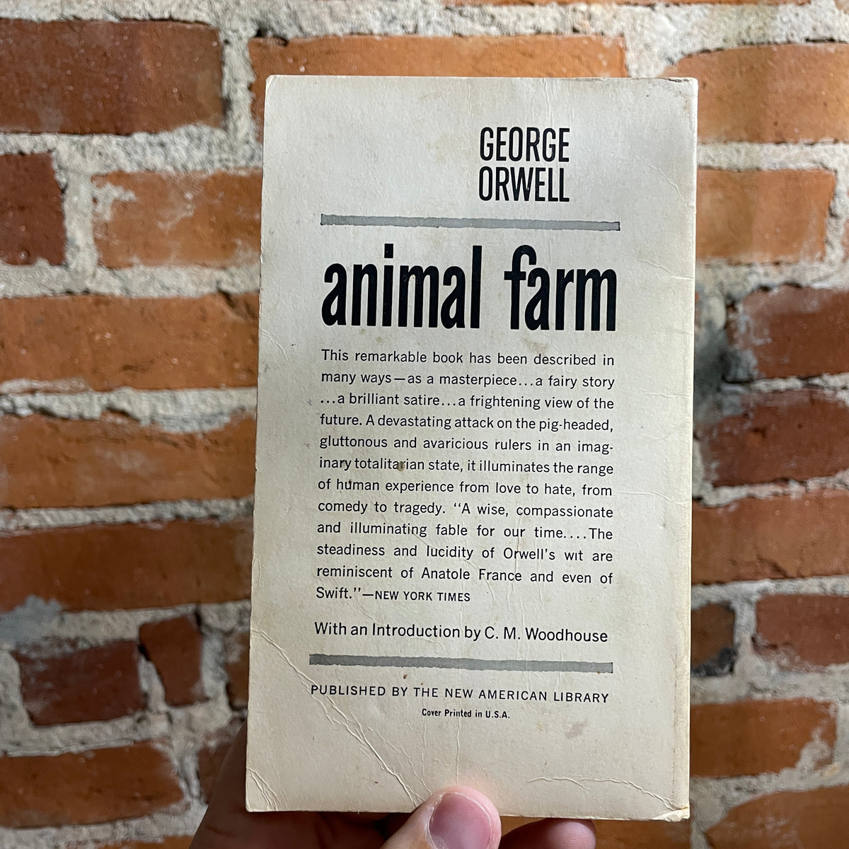 Animal Farm - George Orwell - 1964 18th Signet Classic paperback ...