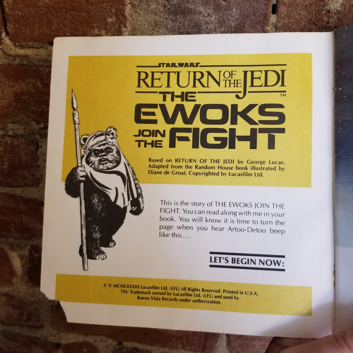 The Ewoks Join the Fight - 1983 Lucasfilm Ltd. vintage paperback ...