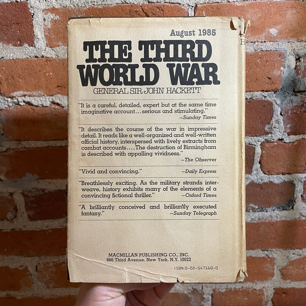 The Third World War: August 1985 - Gen. Sir John Hackett - 1979 5th Ha ...