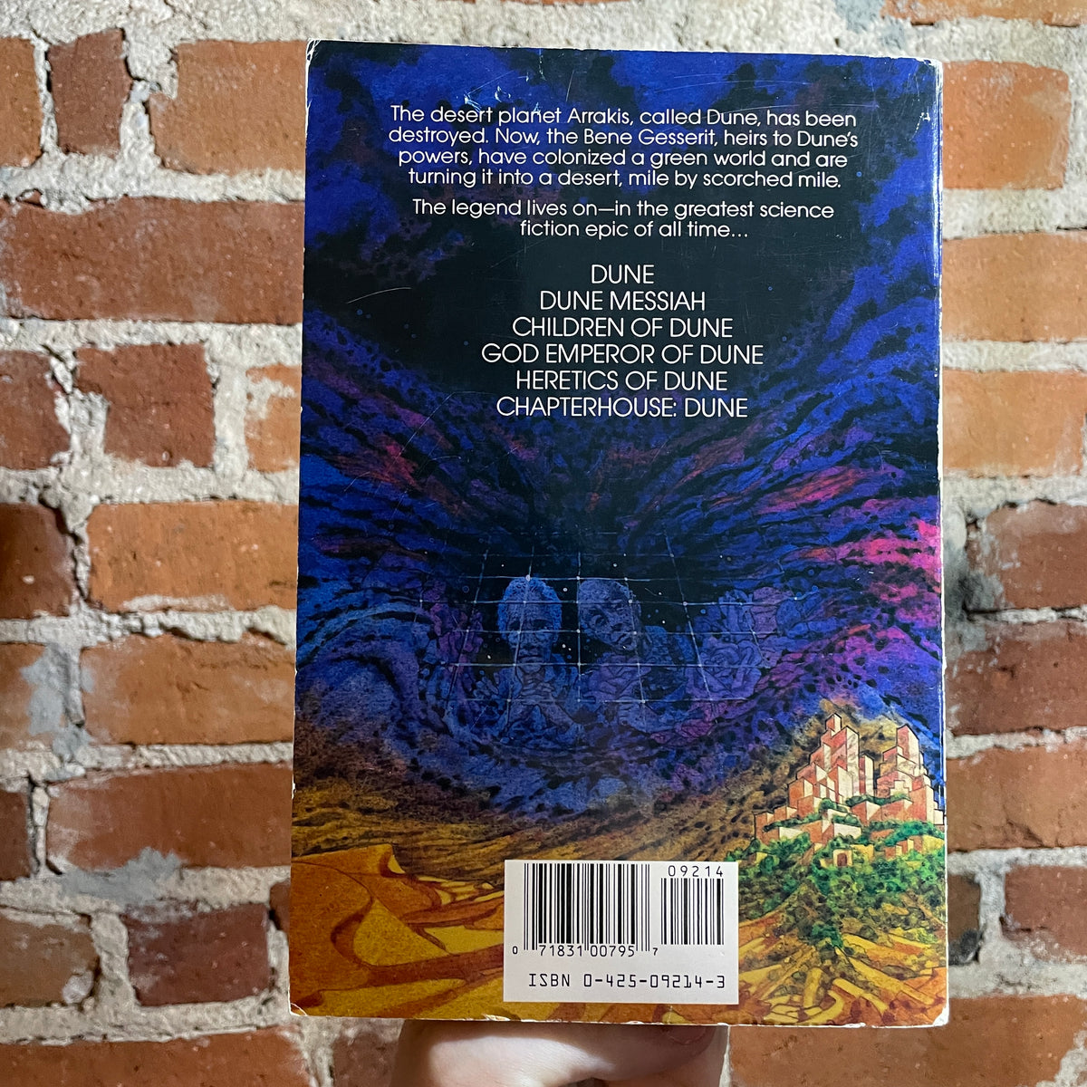 Chapterhouse: Dune - Frank Herbert 1986 Berkley Oversize Paperback ...