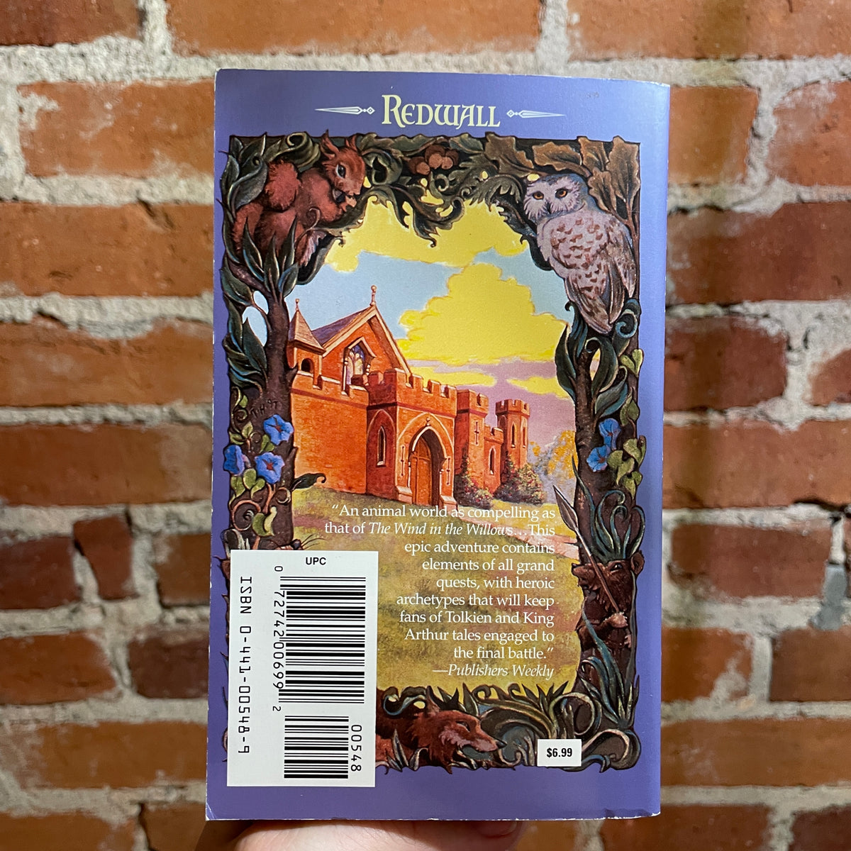 Redwall - Brian Jacques - 1980 Ace Books - Troy Howell Cover ...