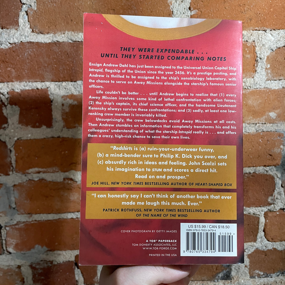 Redshirts - John Scalzi 2013 Tor Books Paperback – Postmarked from the ...