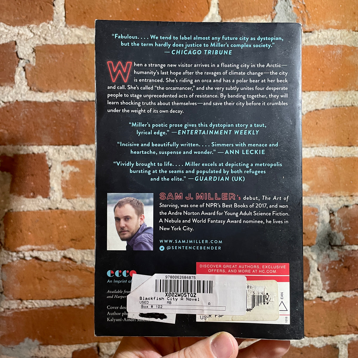Blackfish City - Sam J. Miller - 2018 Paperback - Reading Copy ...