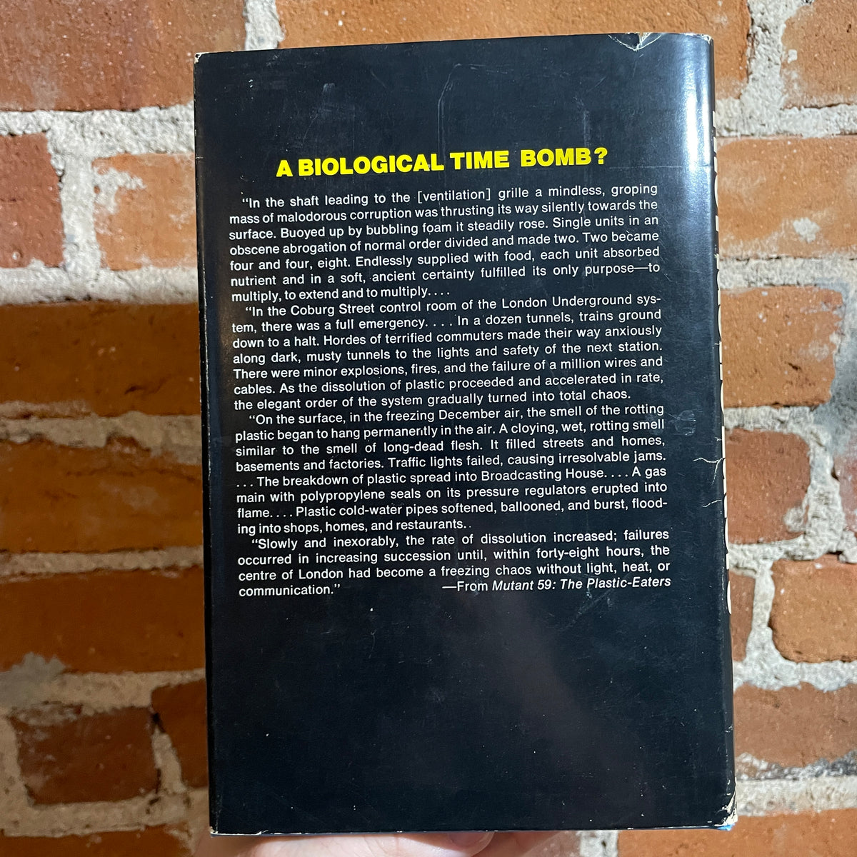 Mutant 59: The Plastic Eaters - Kit Pedler and Gerry Davis - 1972 The ...