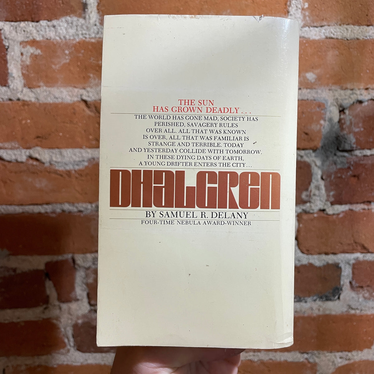 Dhalgren - Samuel R. Delany - 1975 Bantam Paperback - Dean Ellis Cover ...