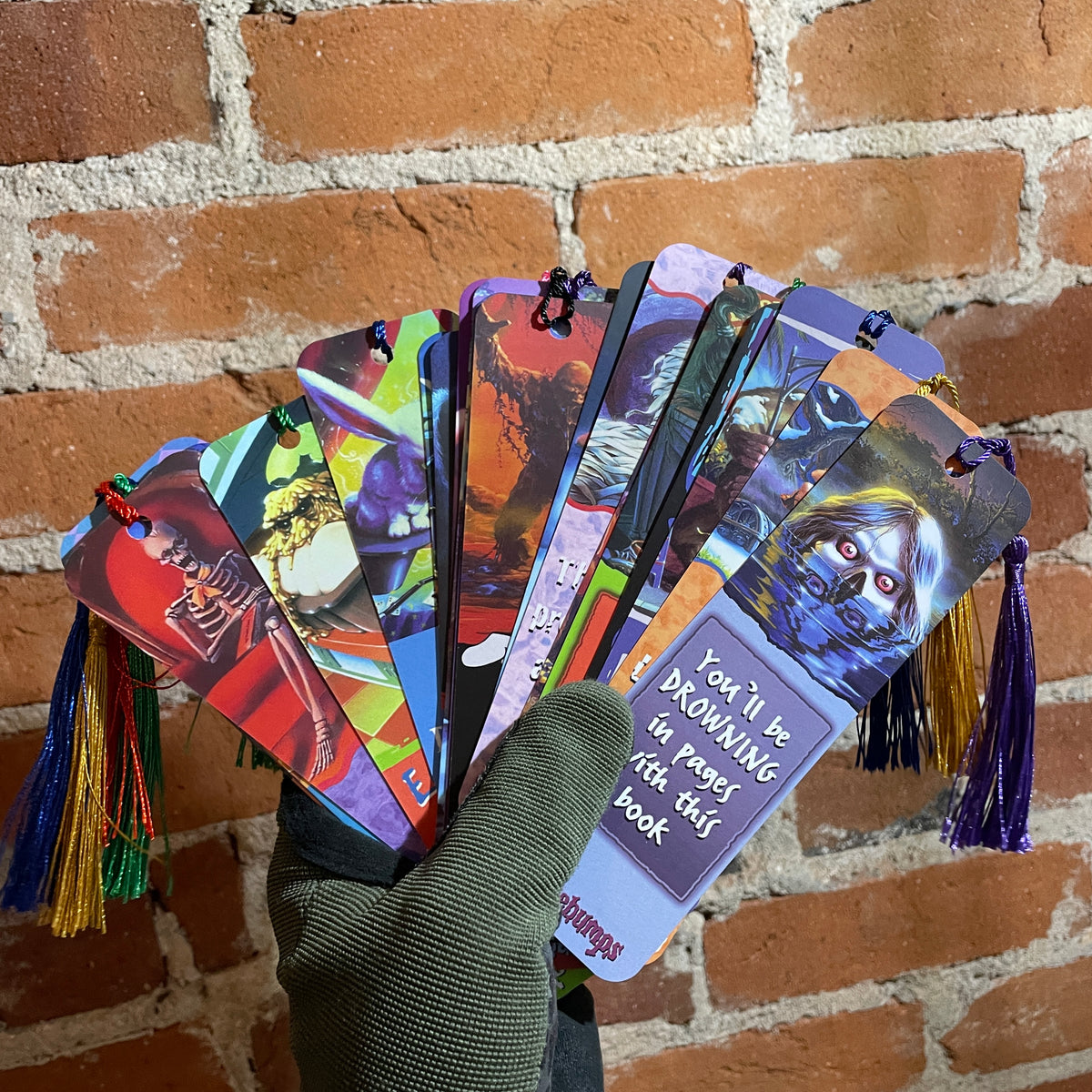 Goosebumps Retro Bookmark - Double sided premium, 90's Throwback, Scar ...