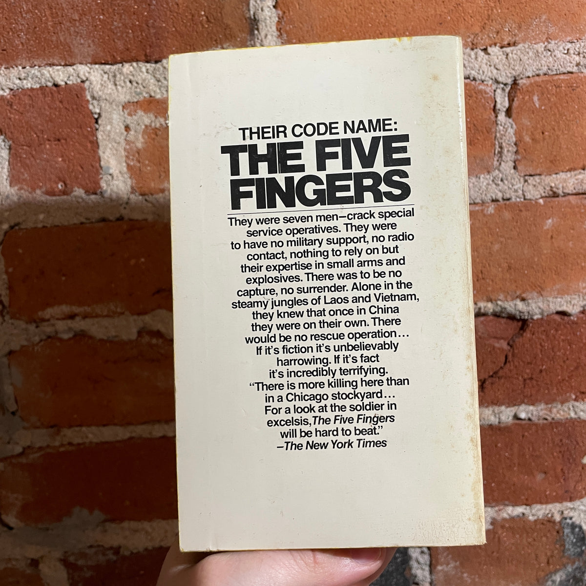The Five Fingers - Gayle Rivers & James Hudson - 1979 3rd Bantam Books ...