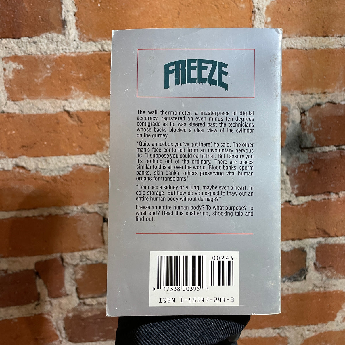 Freeze - William Raynor & Myles Wilder - 1988 Paperback – Postmarked ...