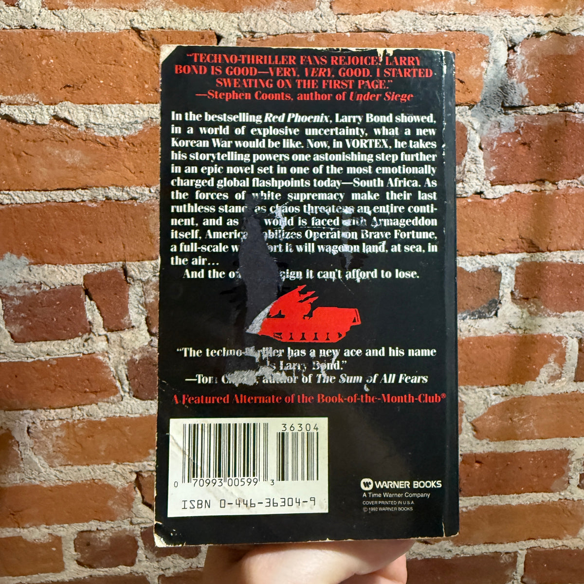 Vortex - Larry Bond - 1992 Warner Books Paperback - Peter Thorp Foil E ...