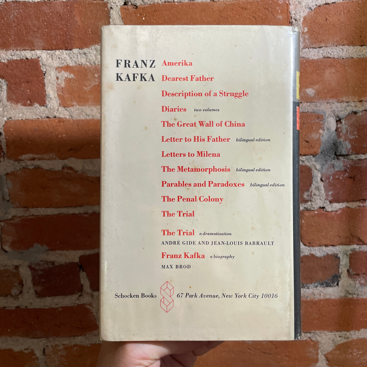 The Complete Stories - Franz Kafka - 1971 Schocken Books Hardback ...