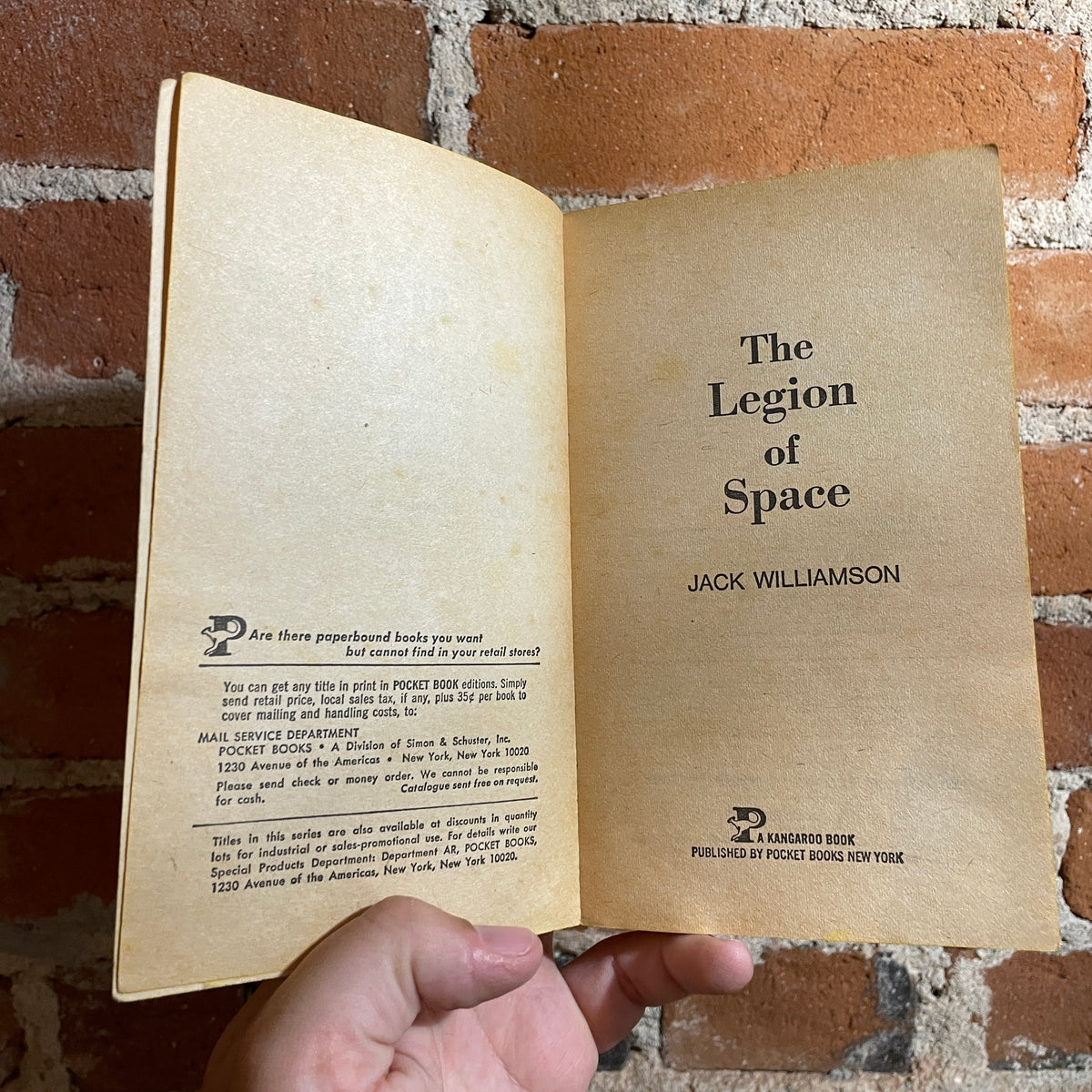 The Legion of Space - Jack Williamson - 1977 Pocket Books Paperback ...