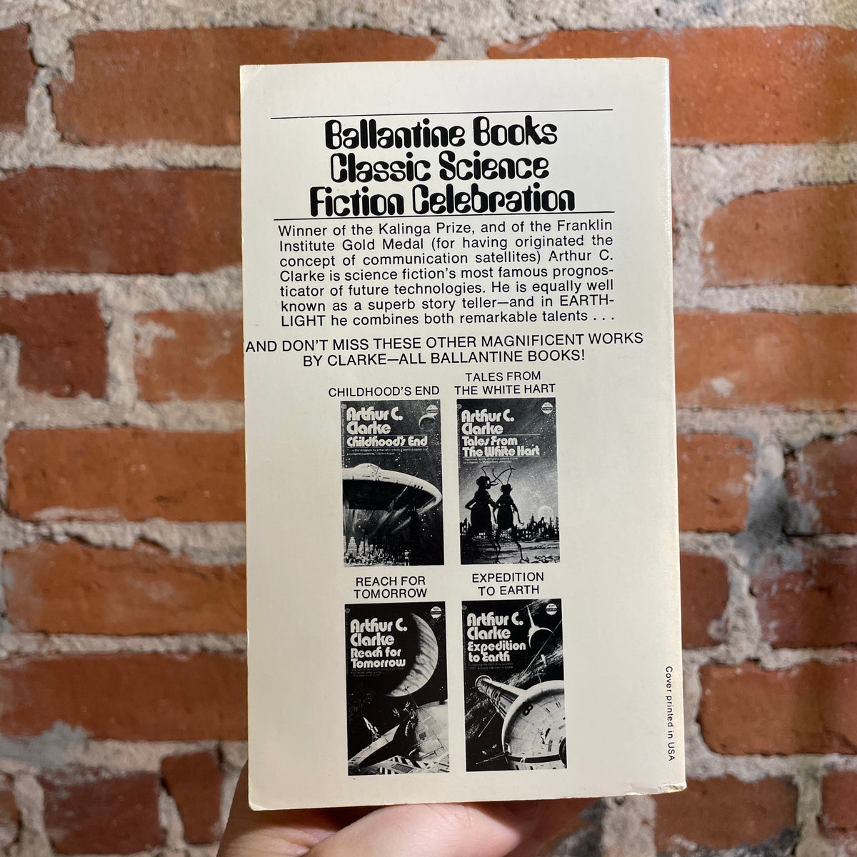 Earthlight - Arthur C. Clarke - 1966 Ballantine Books Paperback - Dean ...