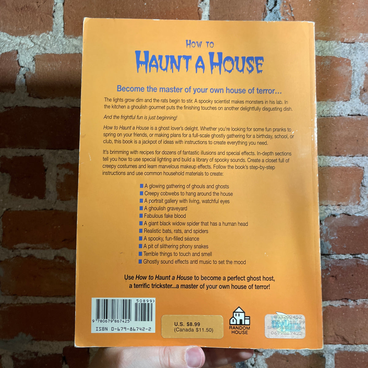 How To Haunt A House - Dan Witkowski - 1994 Random House Books ...