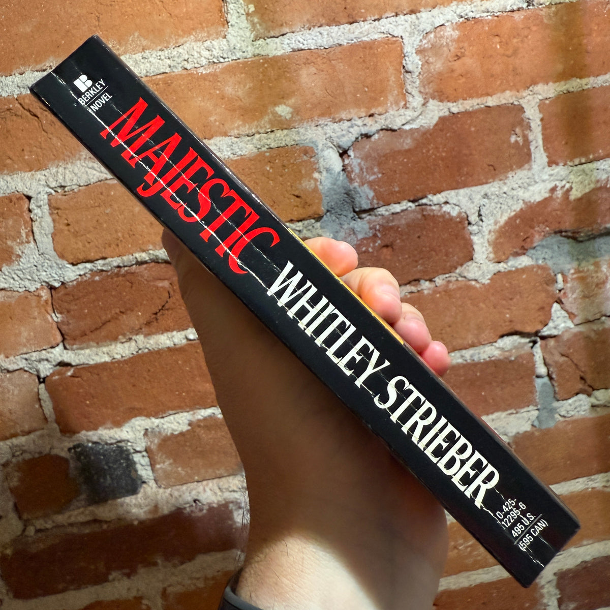 Majestic - Whitley Streiber - 1990 Berkeley Books Paperback - Ted Seth ...