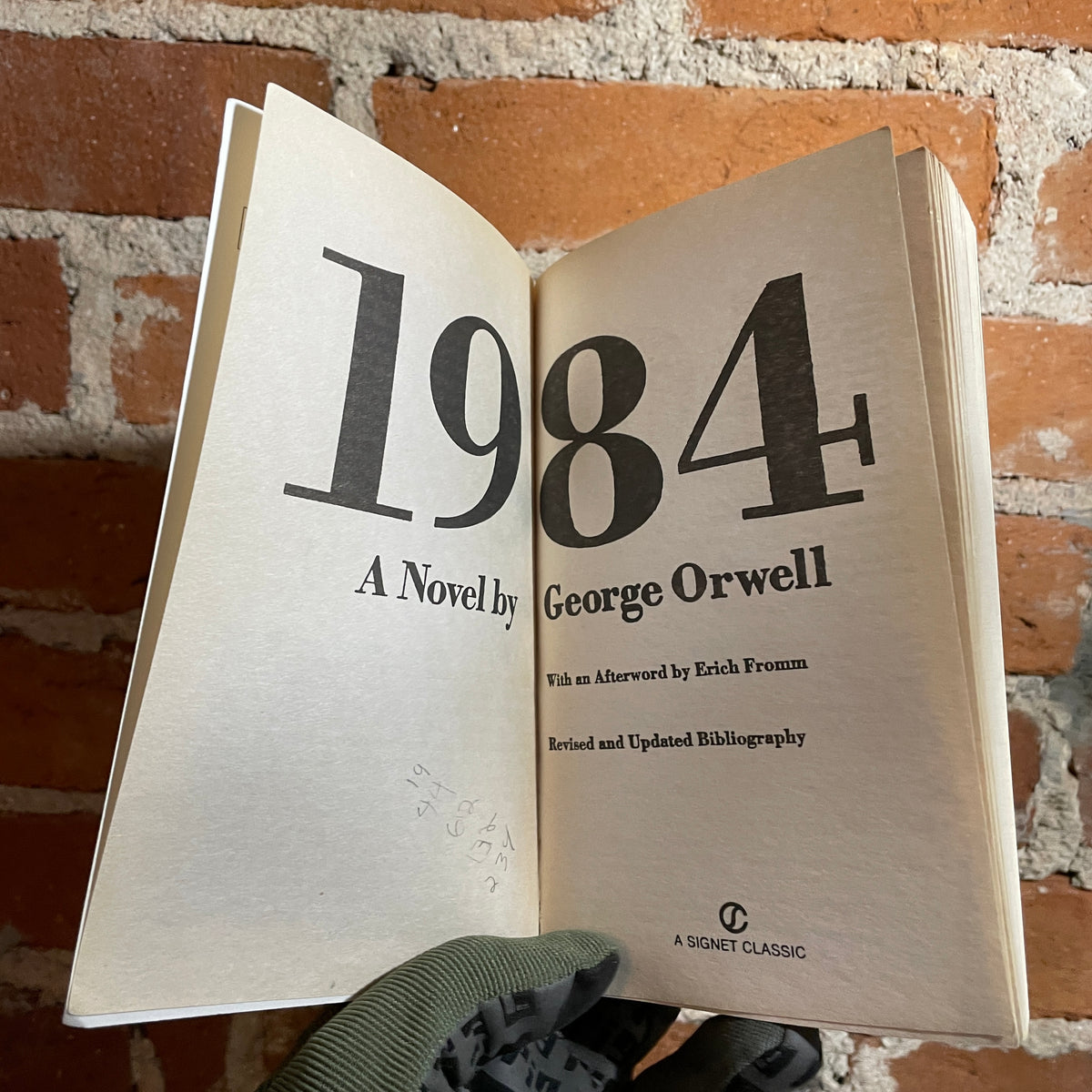 1984 - George Orwell - Signet Books 1981 Paperback – Postmarked from ...