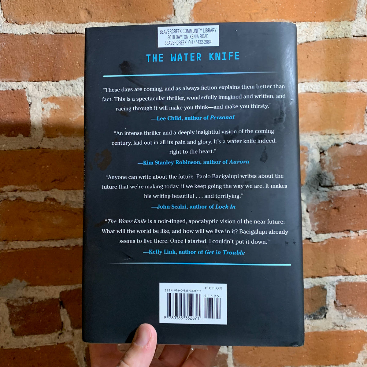 The Water Knife - Paolo Bacigalupi - Hardback – Postmarked from the Stars