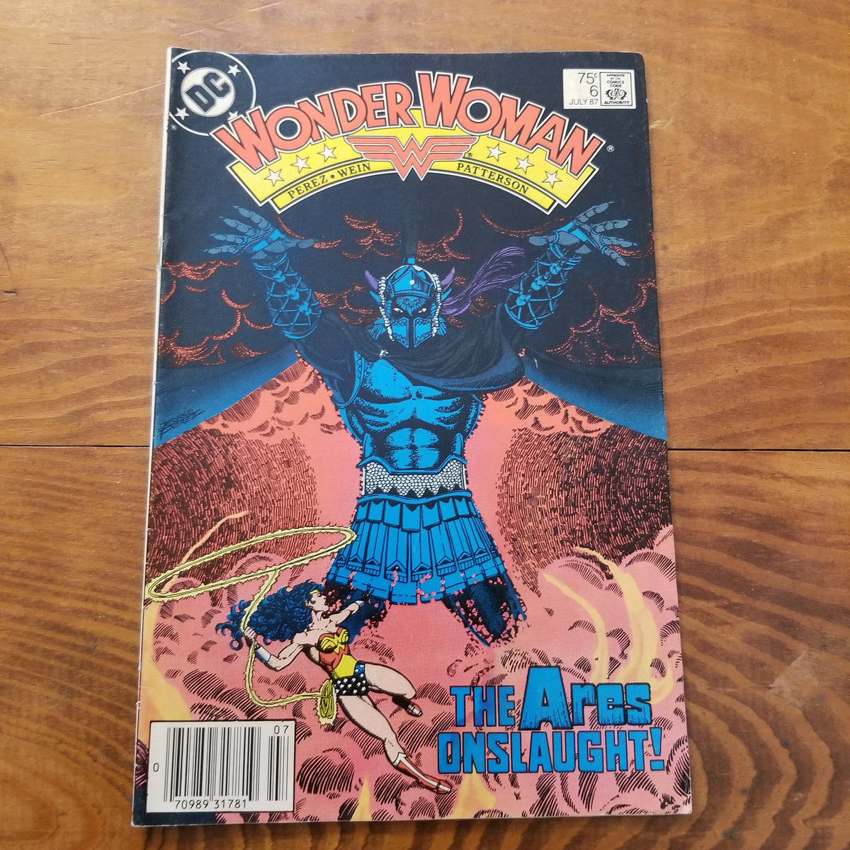 Wonder Woman #6 (1987 DC Comics vintage comic book) – Postmarked from ...