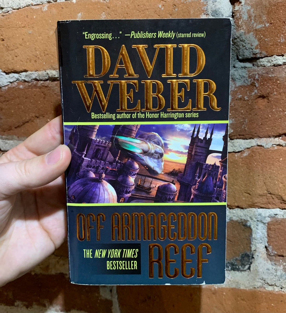 Off Armageddon Reef - David Weber - Paperback - Stephen Youll Cover ...