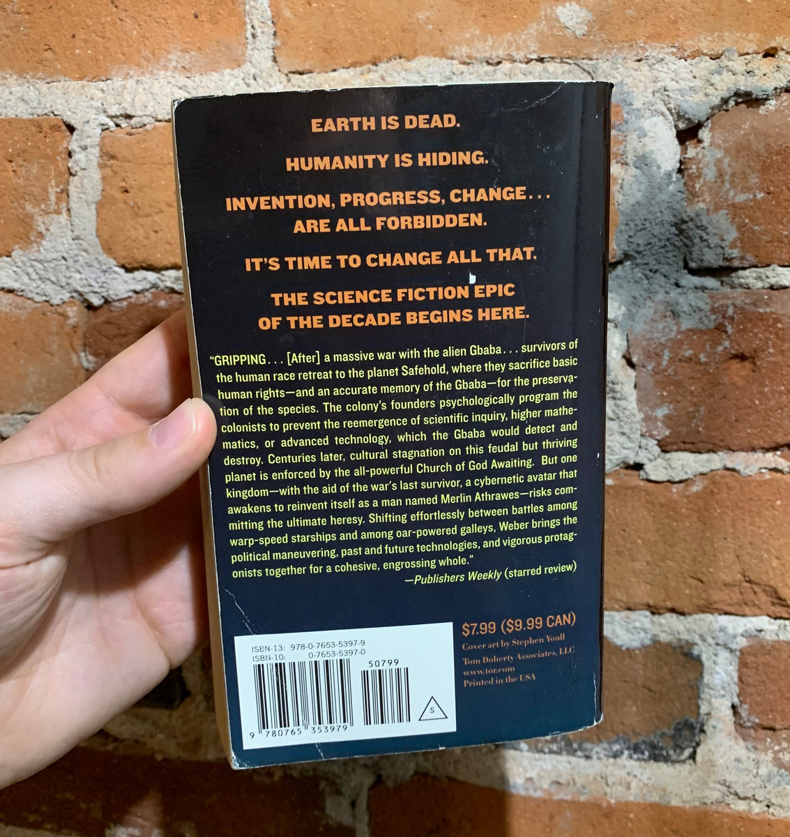 Off Armageddon Reef - David Weber - Paperback - Stephen Youll Cover ...