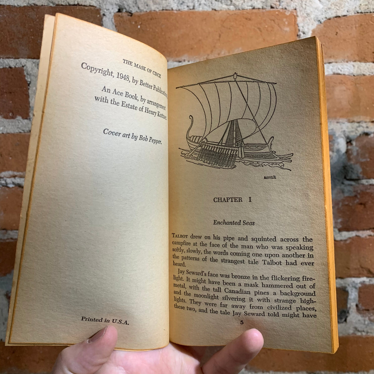 The Mask of Circe - Henry Kuttner 1948 Bob Pepper Cover - Ace Books ...