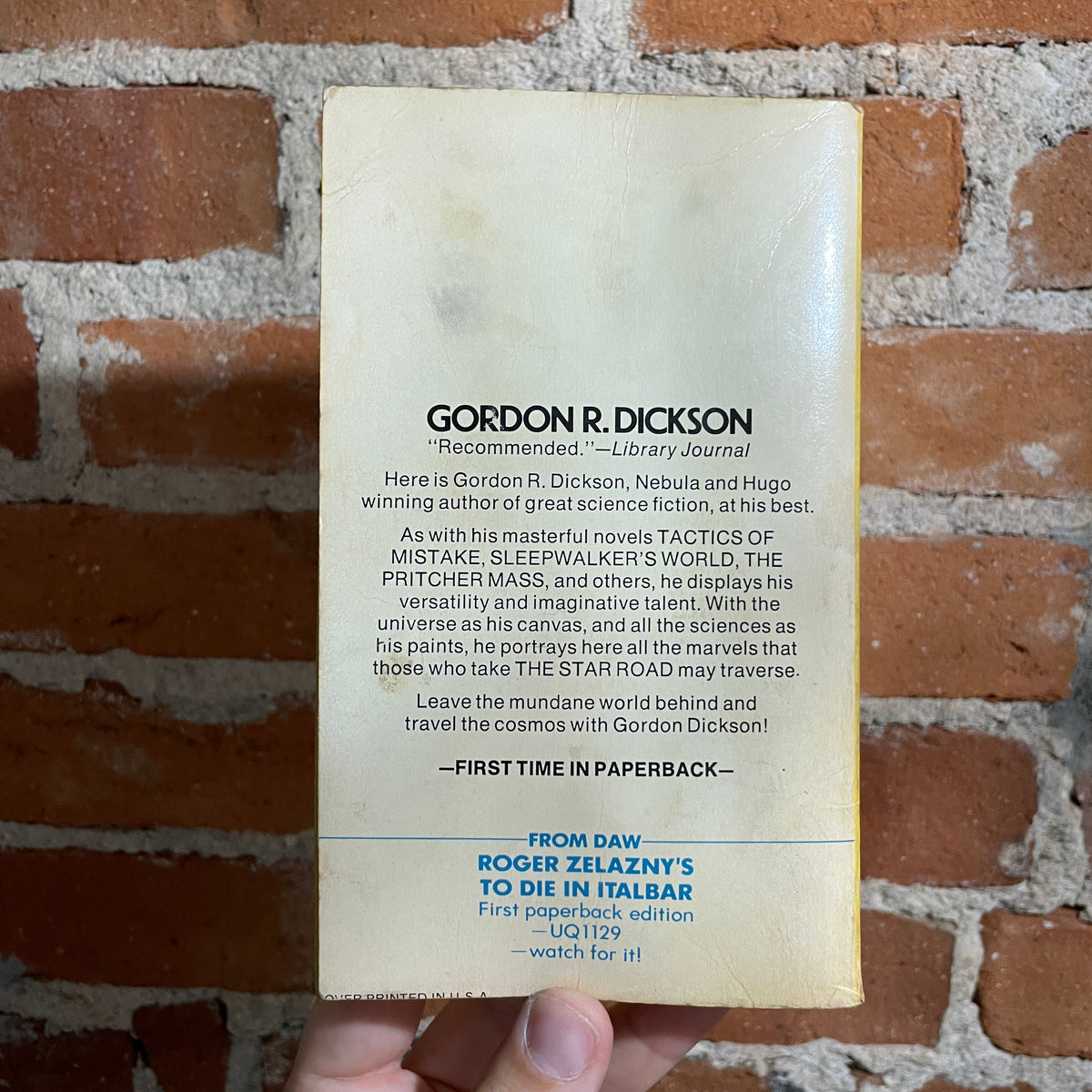 The Star Road - Gordon R. Dickson 1974 Daw Books Eddie Jones Cover ...