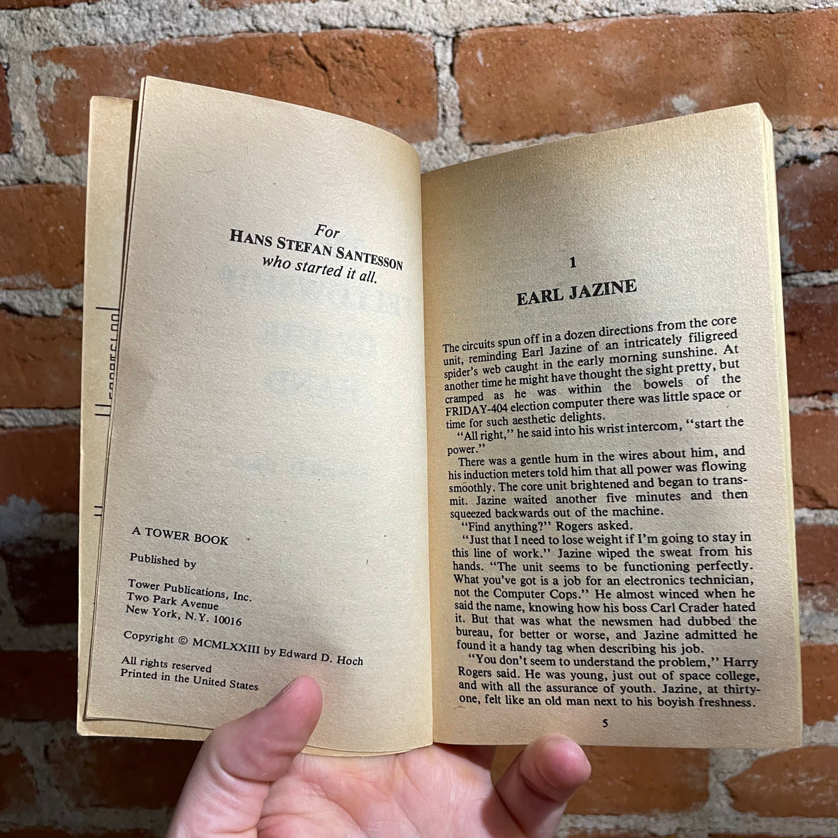 The Fellowship of the Hand - Edward D. Hoch - Tower Paperback Edition ...