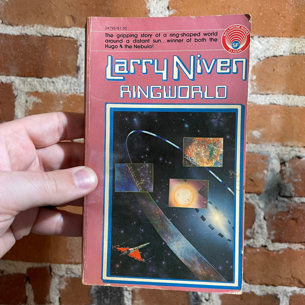 Ringworld - Larry Niven - Pink 1975 Ballantine Books Paperback - Rick ...