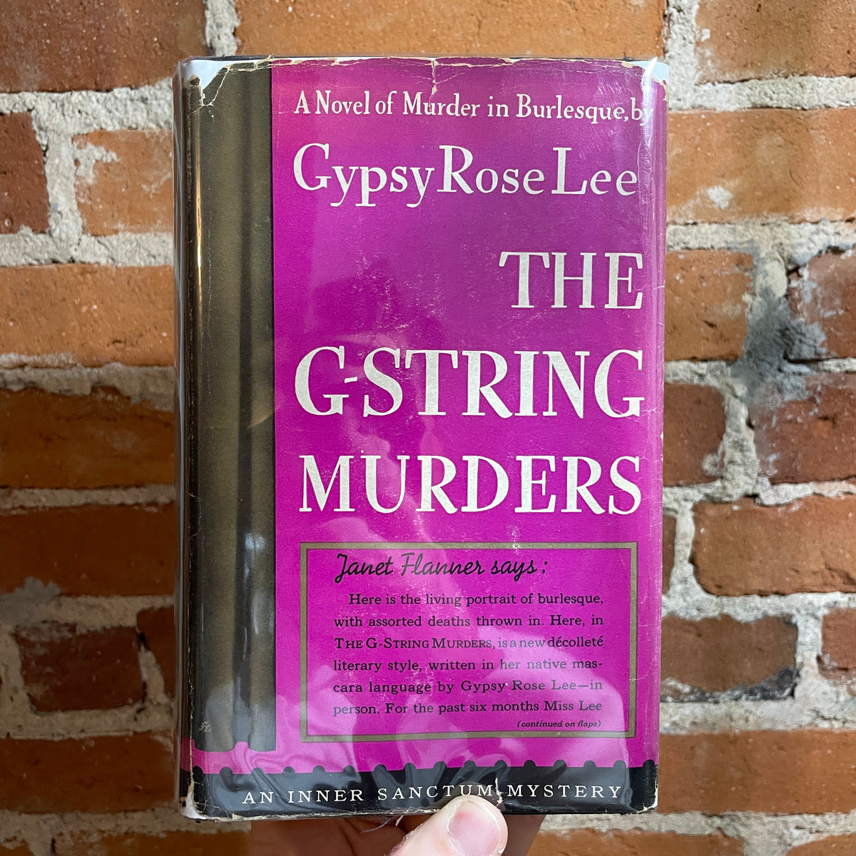 The G-String Murders Gypsy Rose Lee - 1941 Simon and Shuster Hardback ...