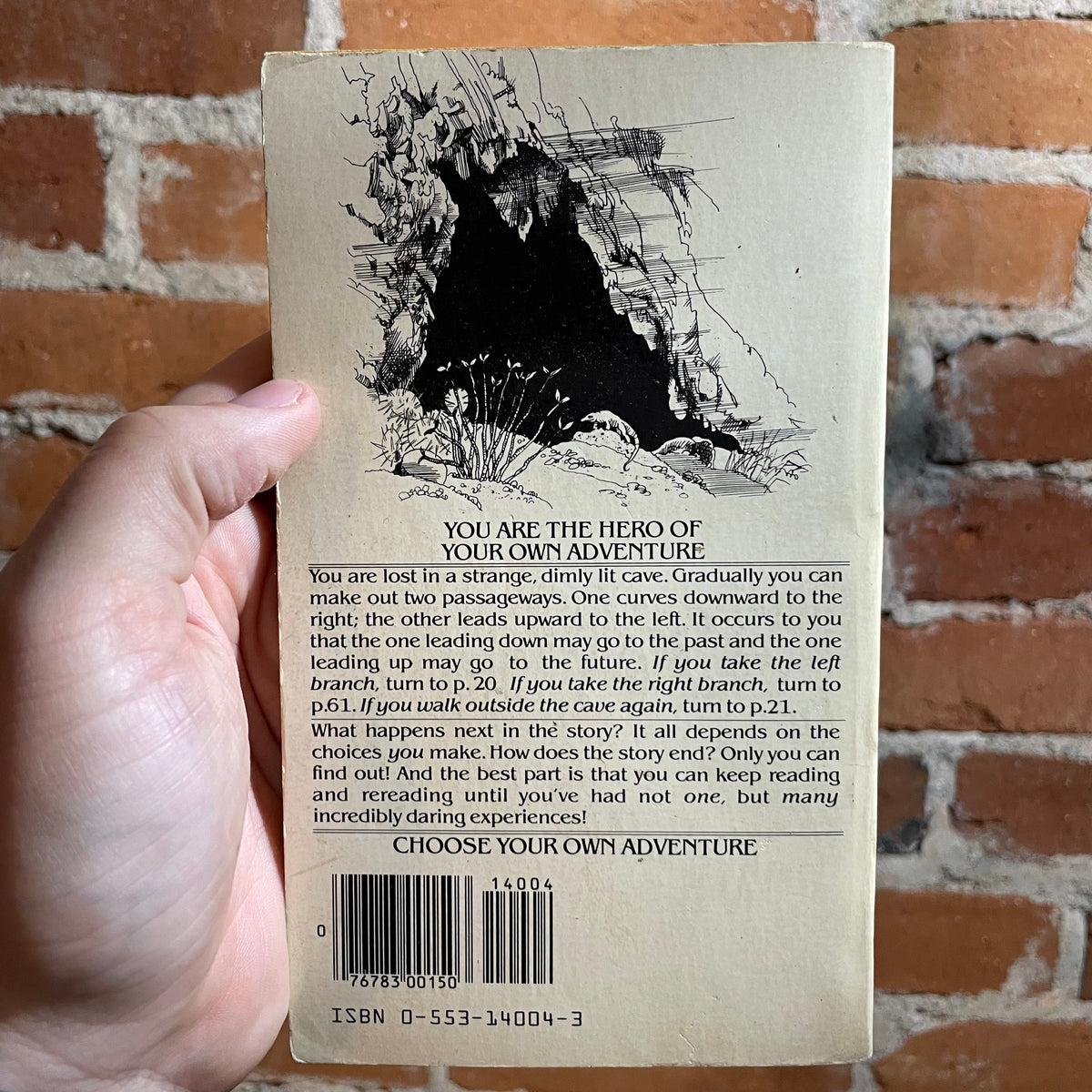 The Cave of Time - Edward Packard - Choose Your Own Adventure 1 7th pr ...