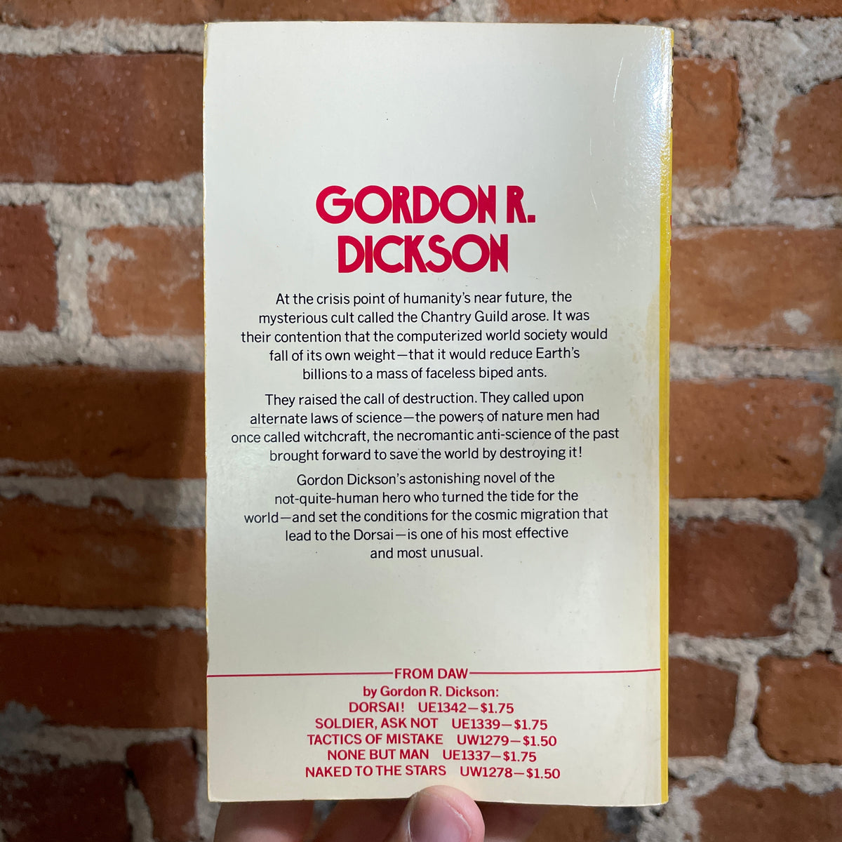 Necromancer - Gordon R. Dickson 1978 1st Daw Books – Postmarked from ...