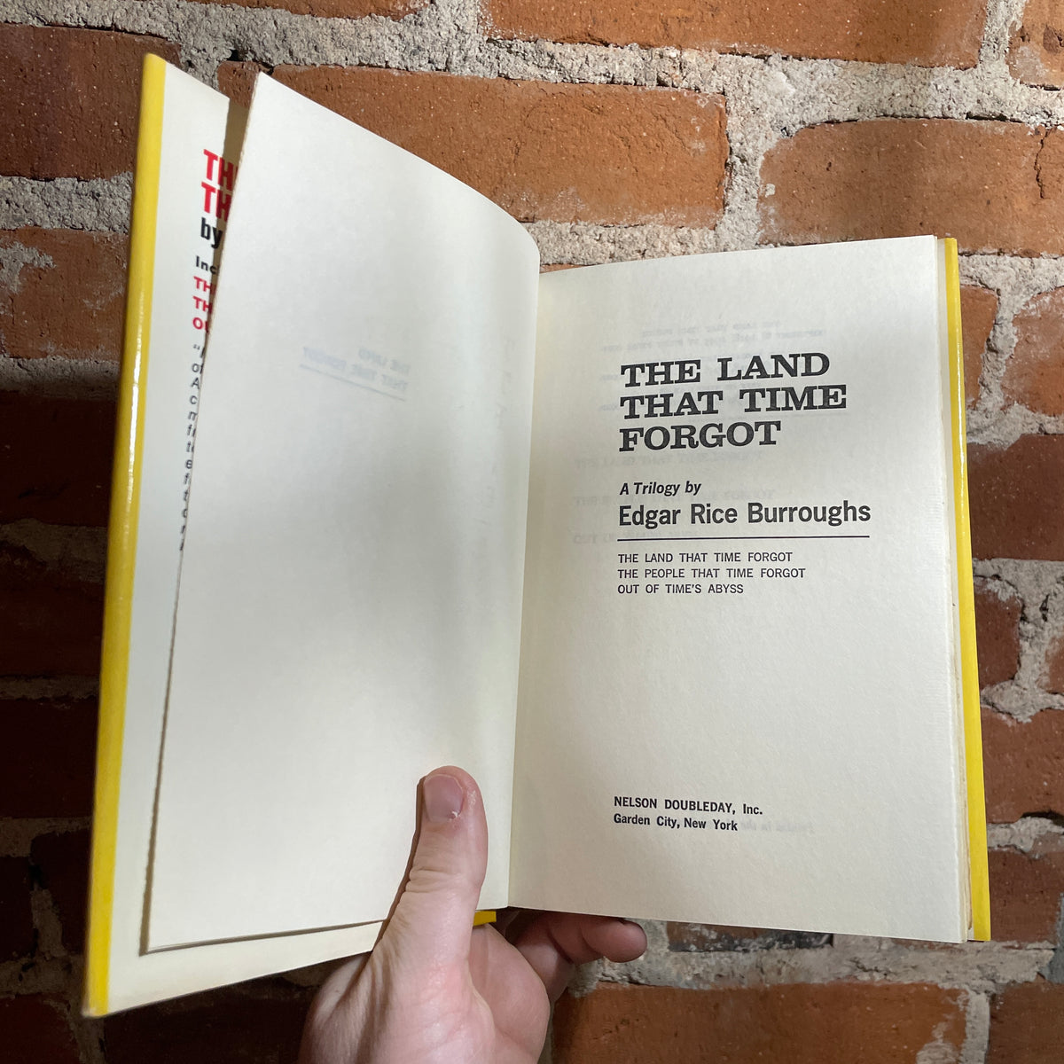The Land That Time Forgot - Edgar Rice Burroughs - 1955 BCE Nelson Dou ...