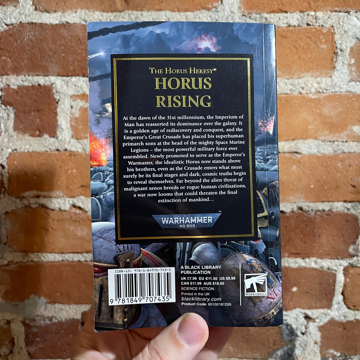 Horus Rising - Dan Abnett - Neil Roberts Cover - 2021 Black Library Pa ...