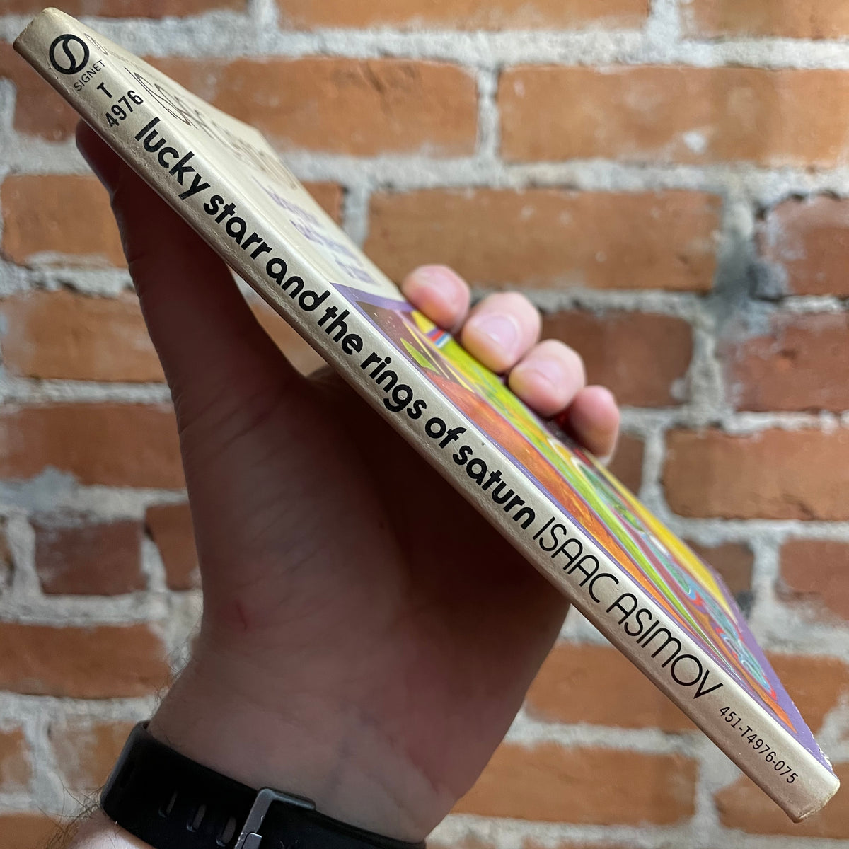 Lucky Starr and the Rings of Saturn - Isaac Asimov - 1972 Signet Paper ...