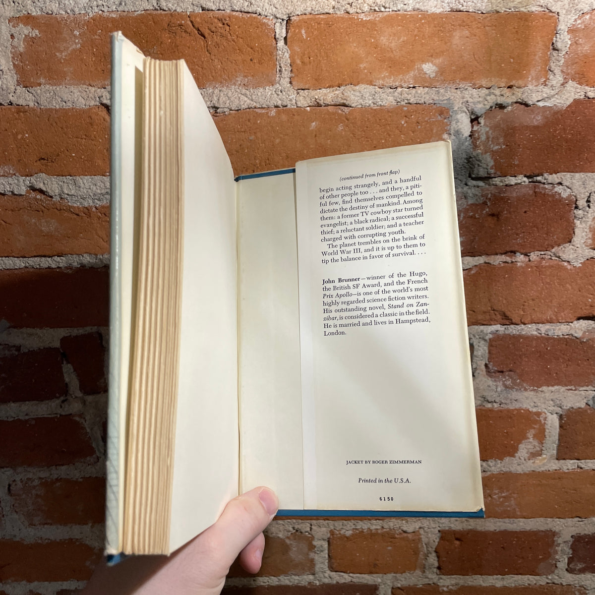 The Stone That Never Came Down - John Brunner - 1973 BCE Doubleday & C ...