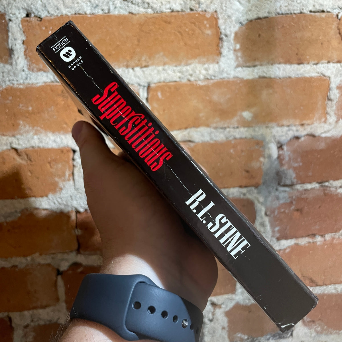 Superstitious - R.L. Stine - 1996 Warner Books Paperback - Tony Grecco ...