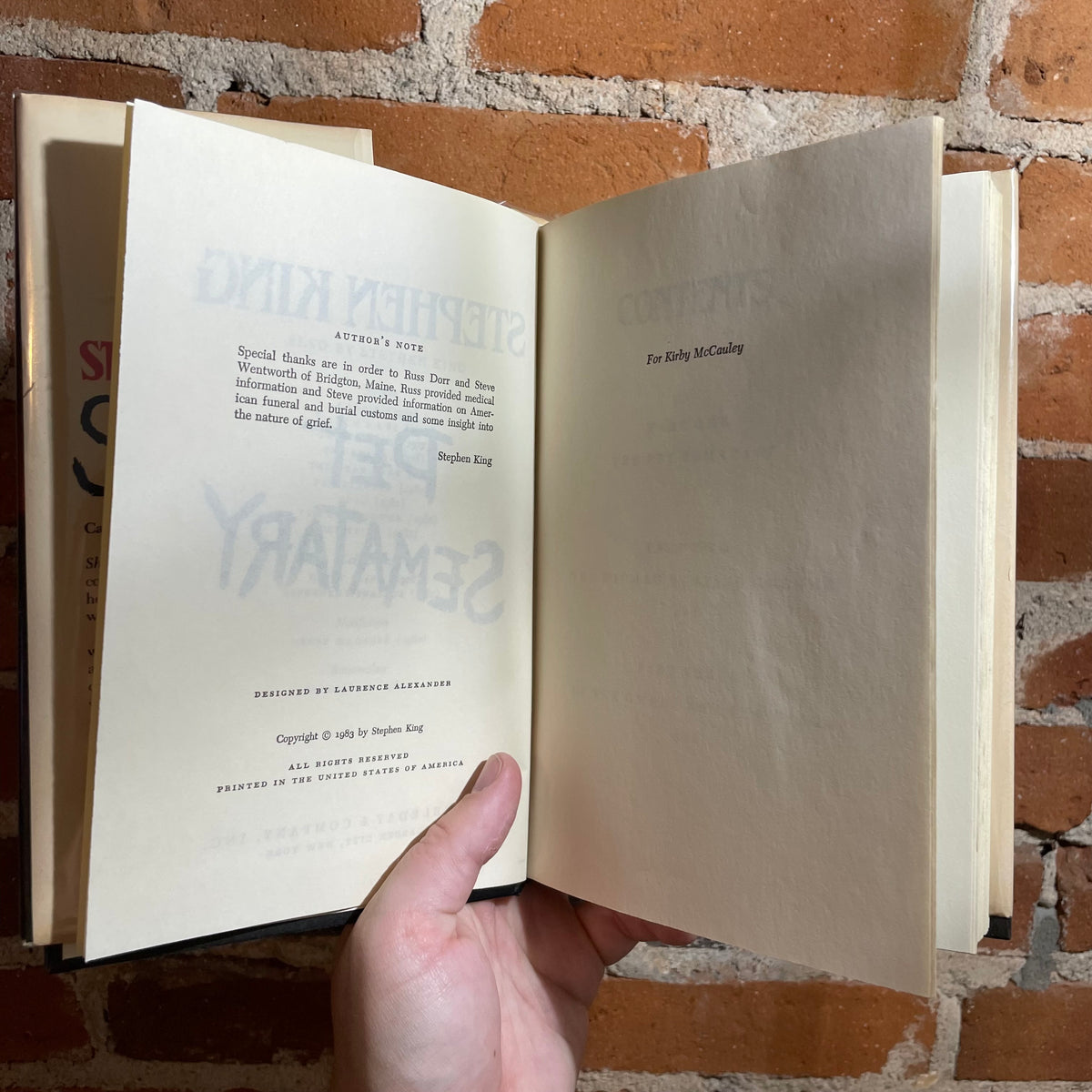 Pet Cemetery - Stephen King - 1983 BCE Hardback – Postmarked from the Stars